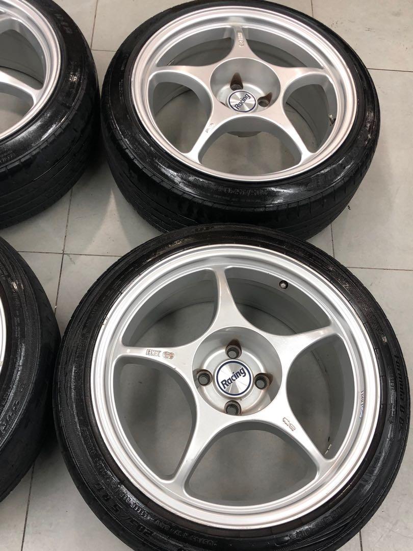 Sport Rim Enkei RPO1 17x8jj pcd100, Auto Accessories on Carousell