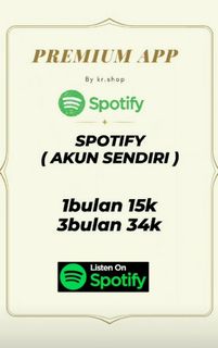 SPOTIFY PREM, Elektronik, Lainnya di Carousell