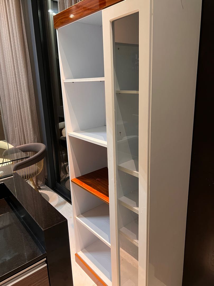 Storage cabinet one glass door, Furniture & Home Living, Furniture ...