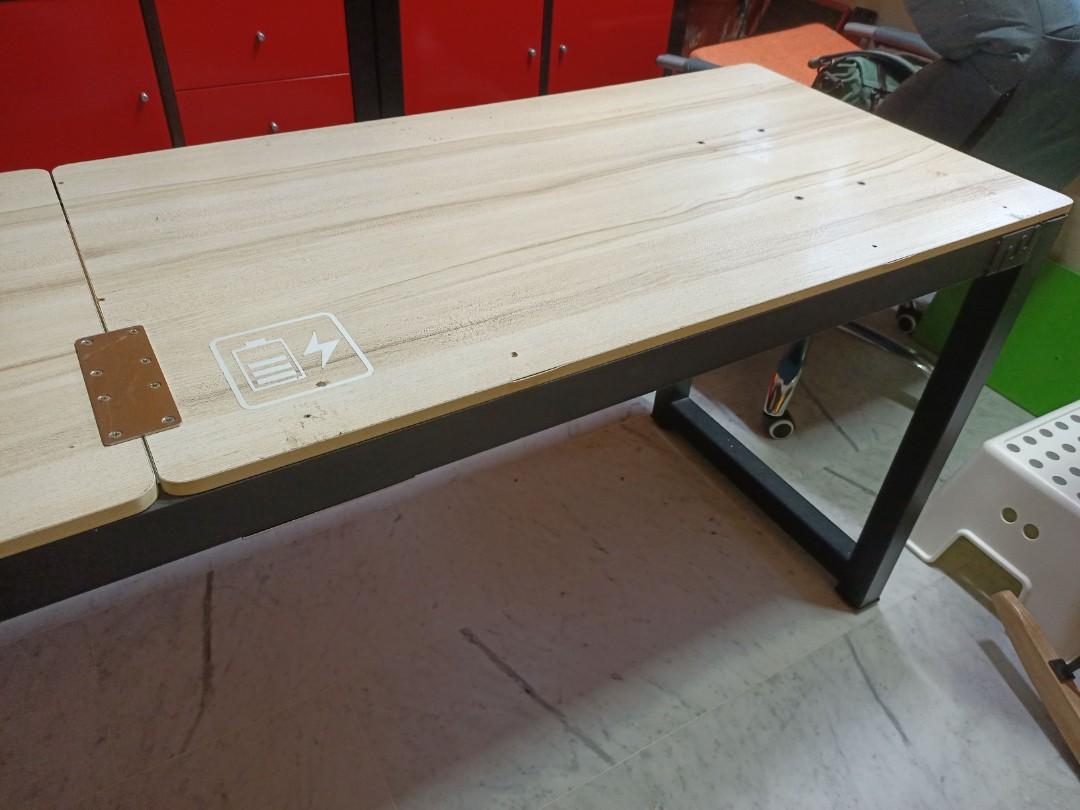 Study Long Table 200cm, Furniture & Home Living, Furniture, Tables ...