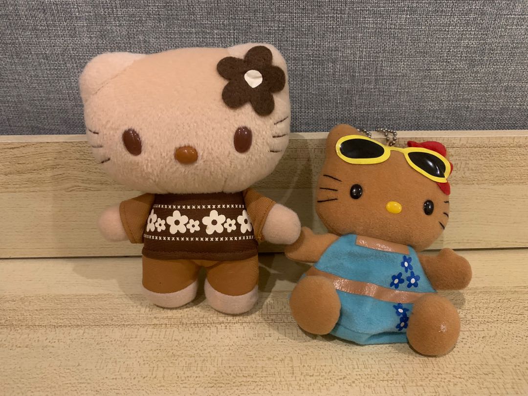 Tan Hello Kitty Bundle of 2, Hobbies & Toys, Toys & Games on Carousell