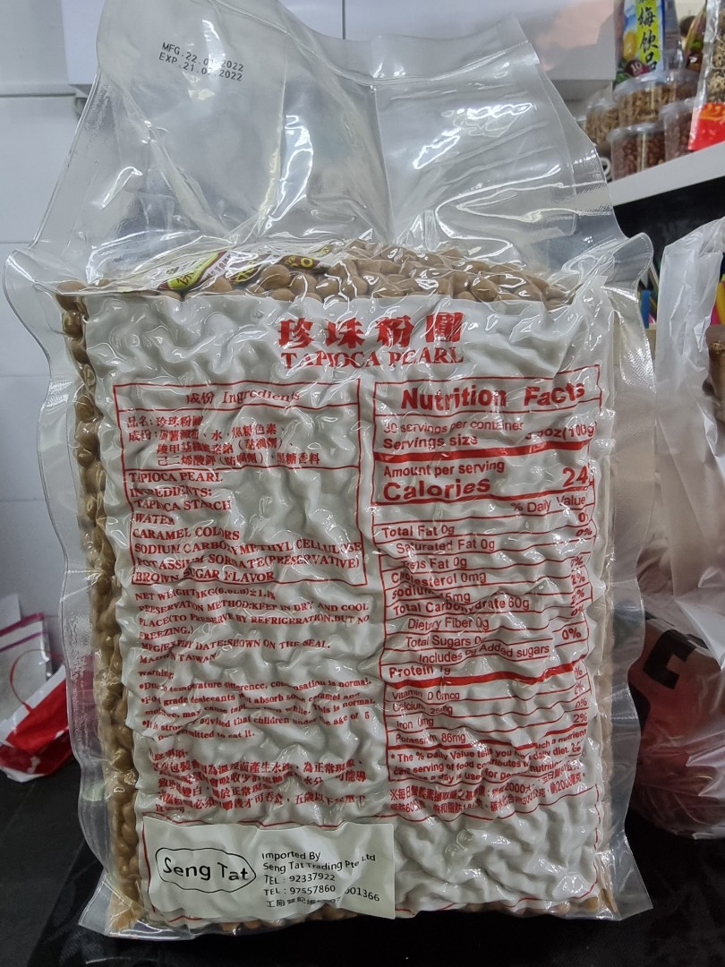 Tapioca pearl (from TAIWAN ), Food & Drinks, Other Food & Drinks on ...