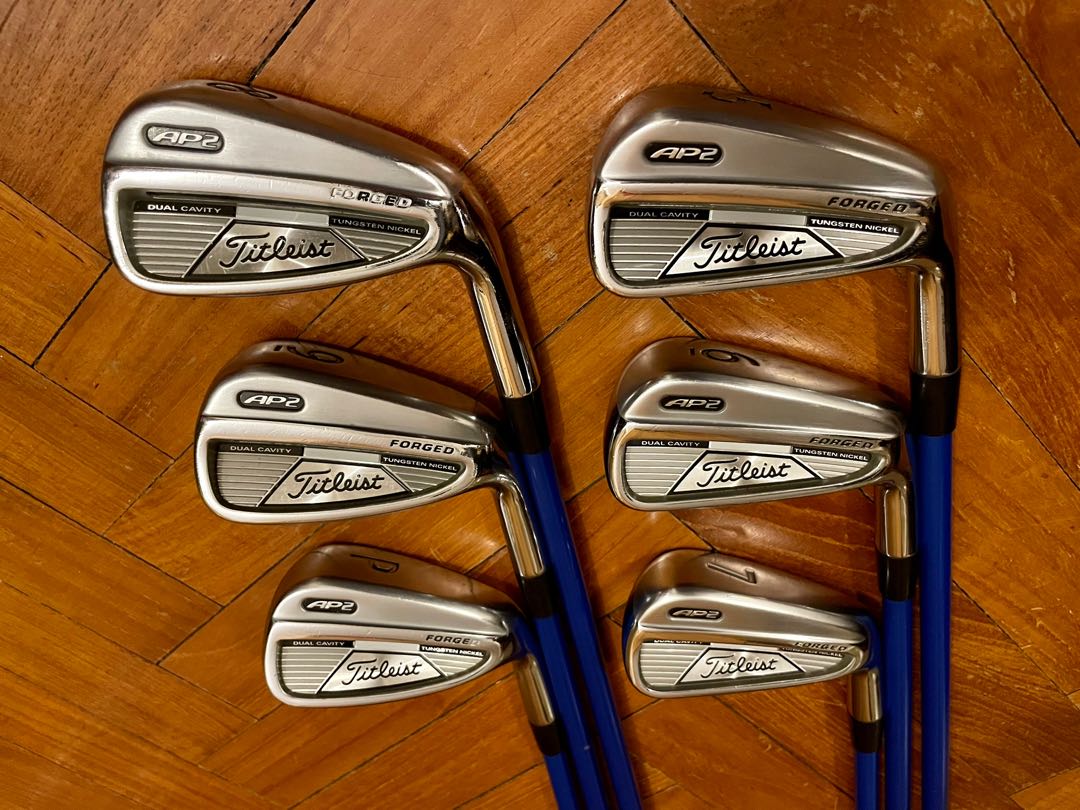 Titleist AP2 Golf Iron 5-P + Tour AD 75S Shafts, Sports Equipment ...