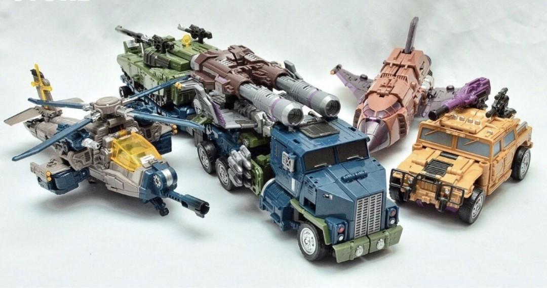 Transformers Warbotron WB-01 & WB-03 Combiners Sets Bruticus ...