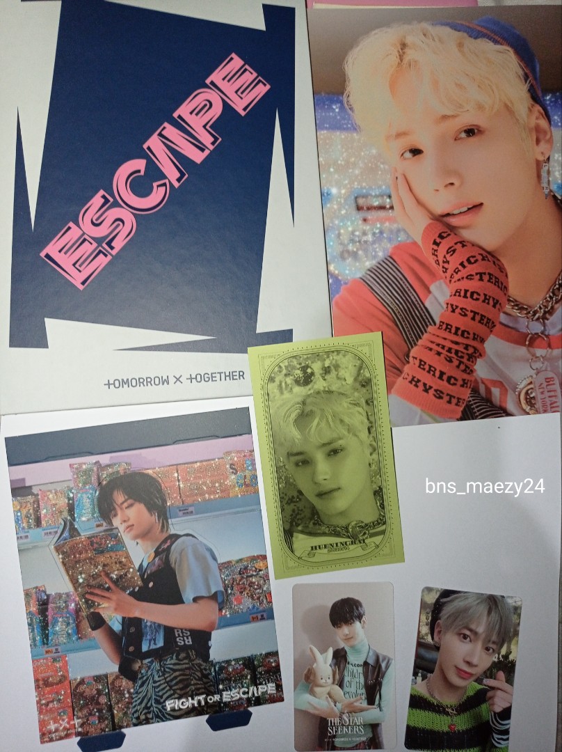TXT ESCAPE ALBUM SET, Hobbies & Toys, Memorabilia & Collectibles, K ...