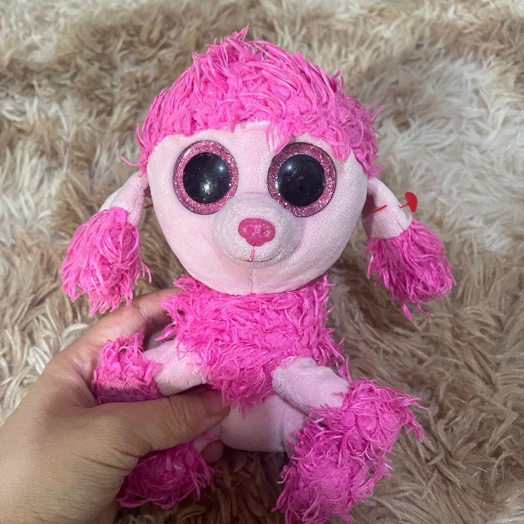 Ty beanie boos pink poodle patsy, Hobbies & Toys, Toys & Games on Carousell