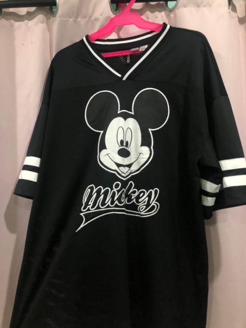 USED H&M Mickey Mouse See through shirt, Women's Fashion, Tops, Shirts ...