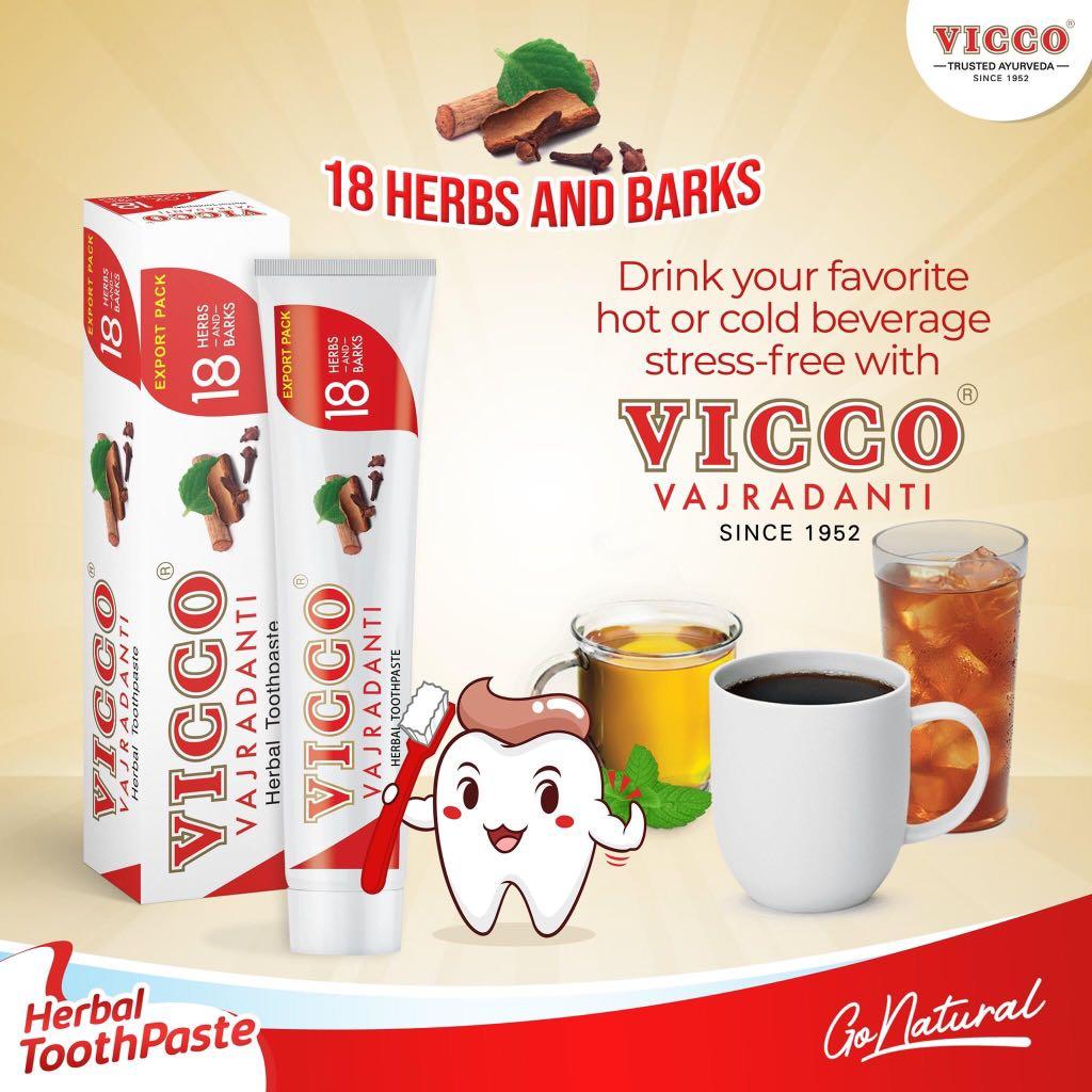 Vicco Toothpaste, Beauty & Personal Care, Oral Care on Carousell