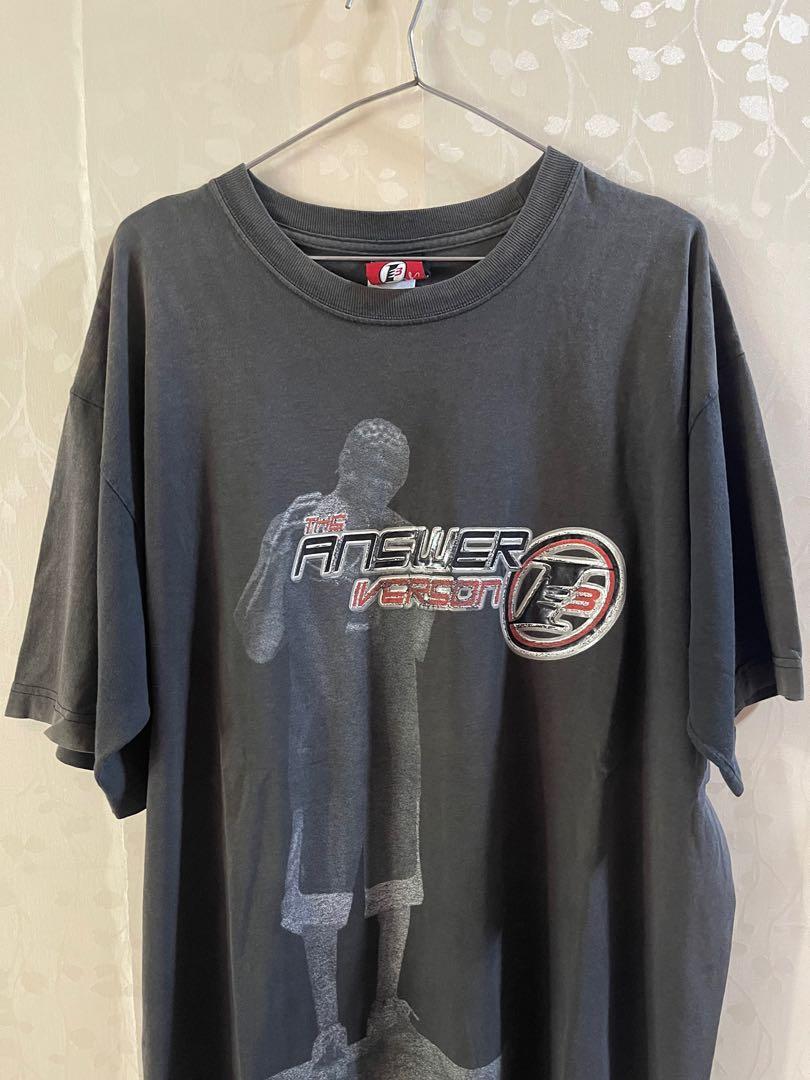 Vintage Allen Iverson Reebok AI3 The Answer Tee, Men's Fashion, Tops ...