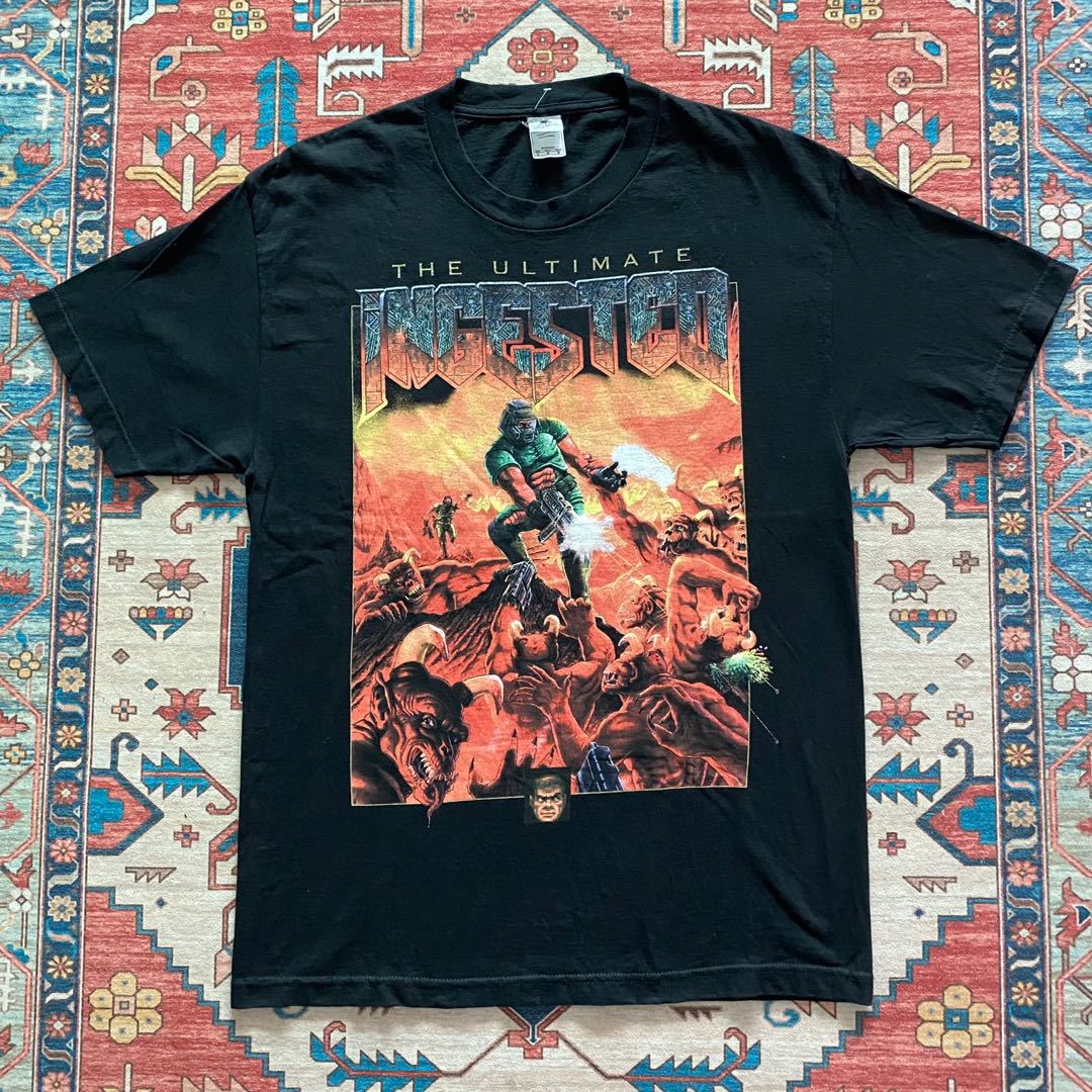 Vintage Doom Ingested Band Game, Men's Fashion, Tops & Sets, Tshirts ...