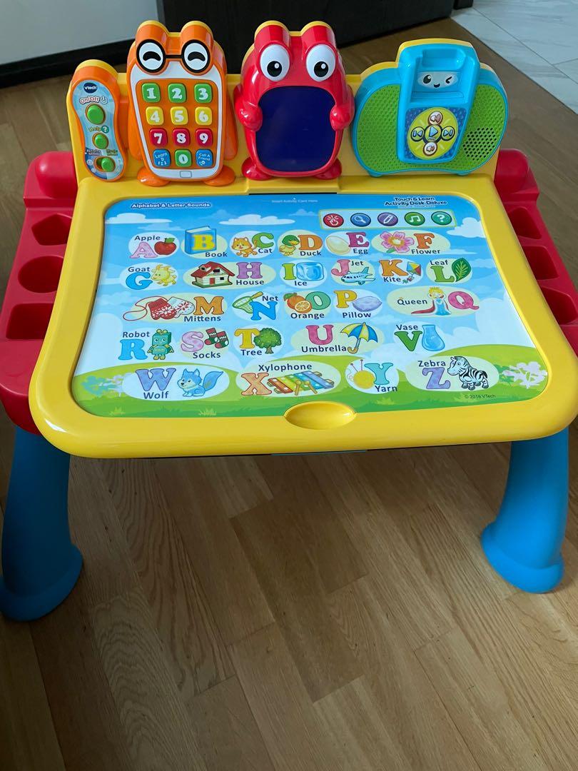 VTech Touch and Learn Activity Table, Babies & Kids, Infant Playtime on ...