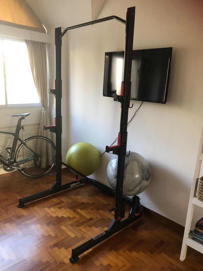 Weight Training Squat Rack Domyos, Sports Equipment, Exercise & Fitness ...