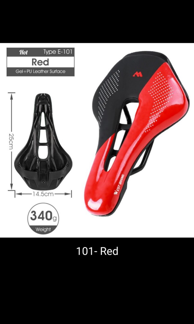 WEST BIKING rider bicycle seat cushion mountain road bike saddle hollow ...