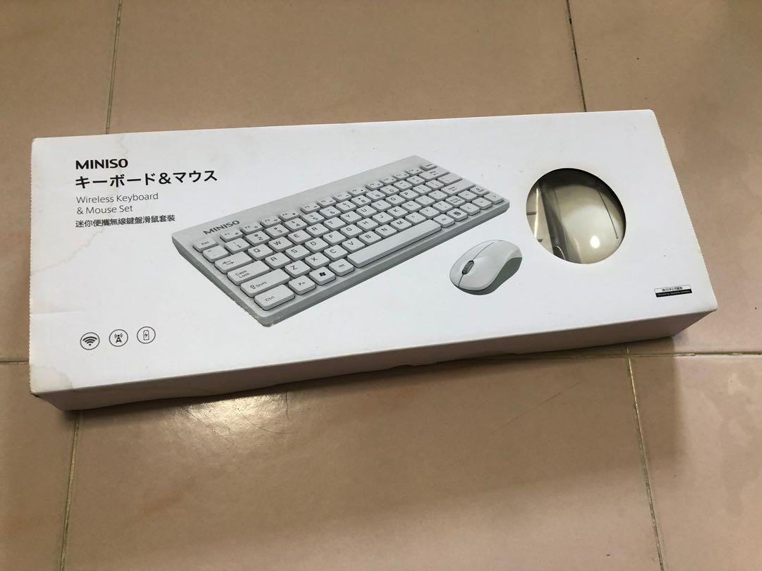 Wireless Keyboard and Mouse Set - Miniso, Computers & Tech, Parts & Accessories, Computer ...