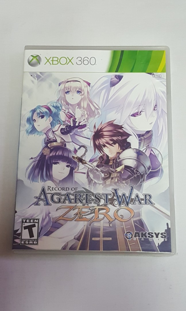 XBOX 360 Record Of Agarest War Zero, Video Gaming, Video Games, Xbox on ...