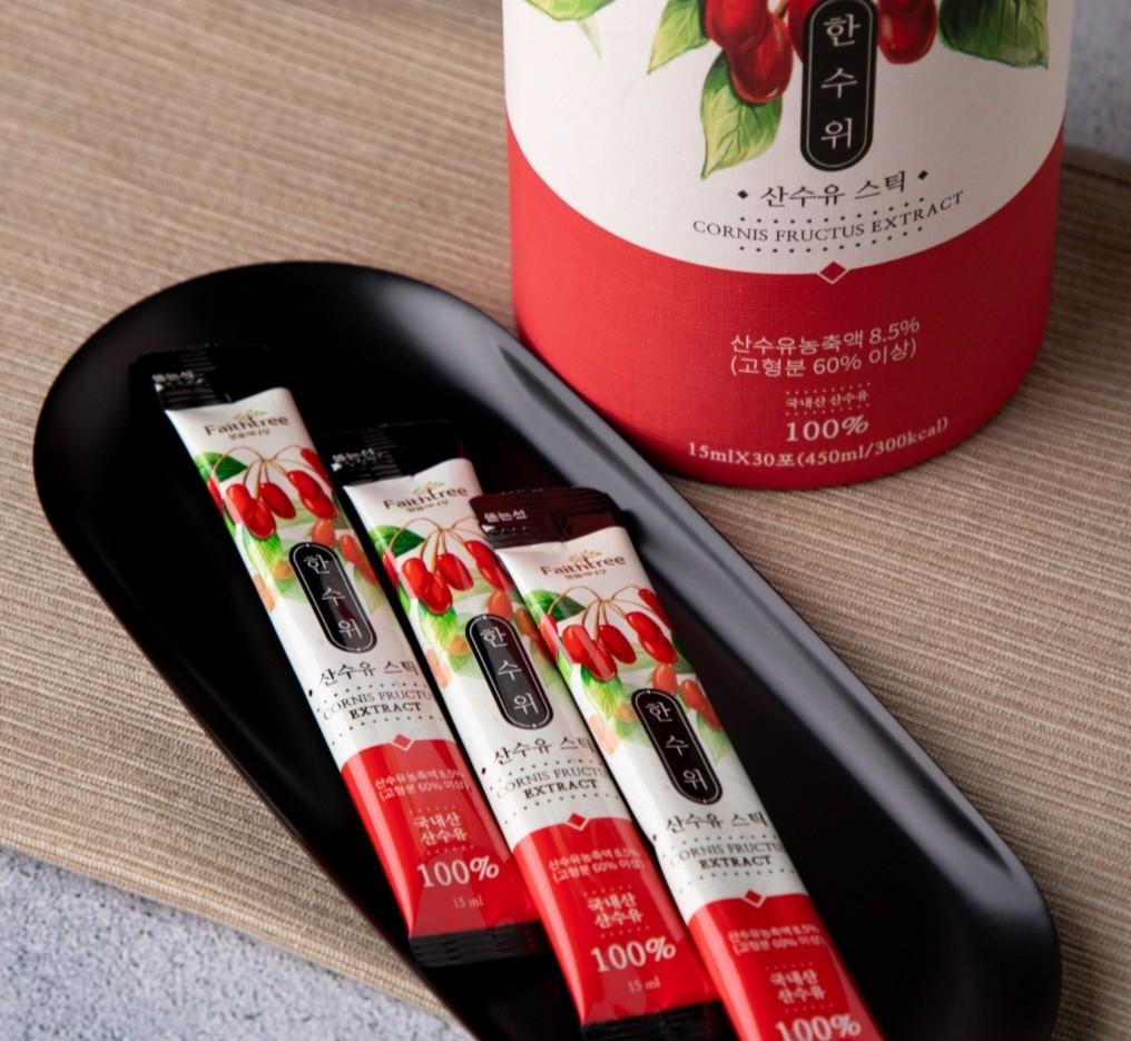 Yangji Red Ginseng; cornus juice stick, Health & Nutrition, Health ...