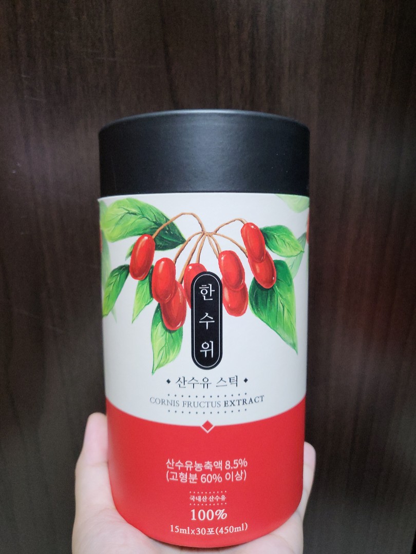 Yangji Red Ginseng; cornus juice stick, Health & Nutrition, Health ...