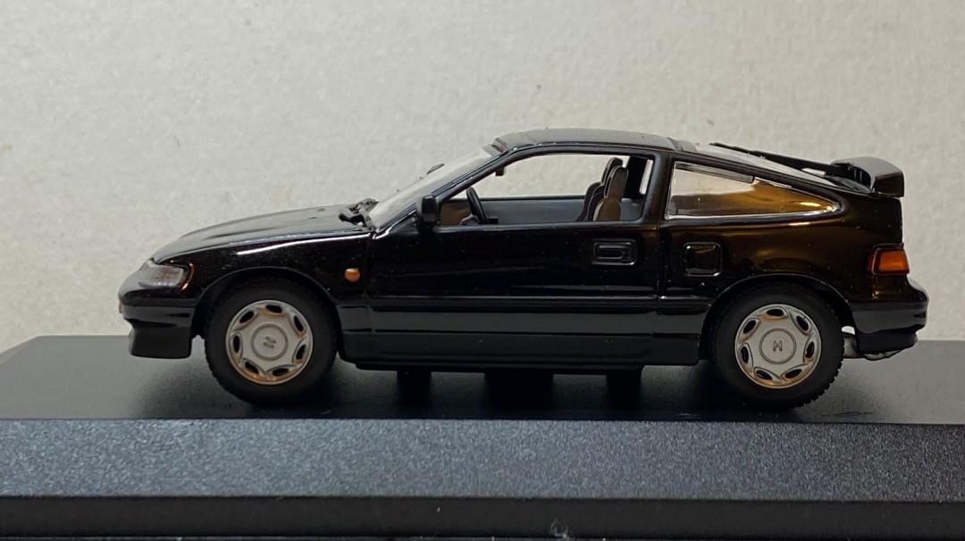 1/43 Honda CR-X 1989 CRX Black Minichamps 原裝舊版 JDM, 汽車配件, 其他 - Carousell