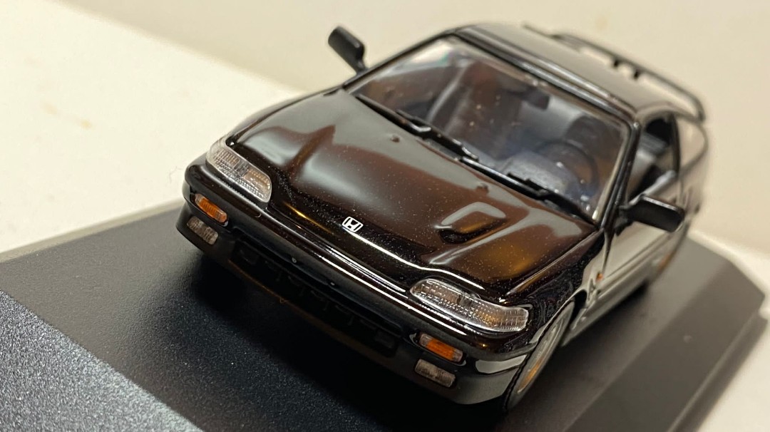 1/43 Honda CR-X 1989 CRX Black Minichamps 原裝舊版 JDM, 汽車配件, 其他 - Carousell