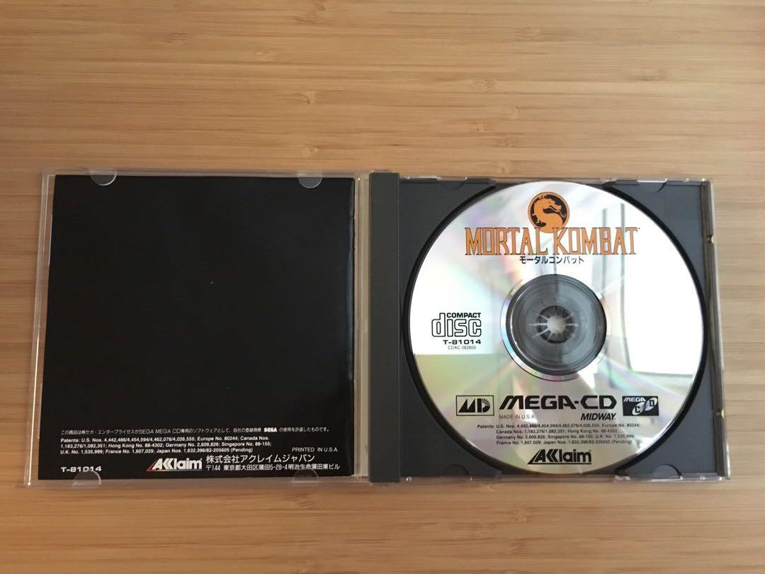 1994年 Mega Drive CD Mortal Kombat 完全版, 電子遊戲, 遊戲機配件, 遊戲禮物卡及帳戶 - Carousell