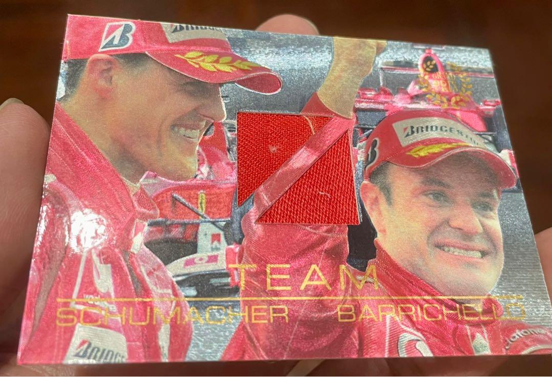 2005 Futera Grand Prix Michael Schumacher Race Suit, 興趣及遊戲, 收藏品及紀念品, 明星周邊 - Carousell