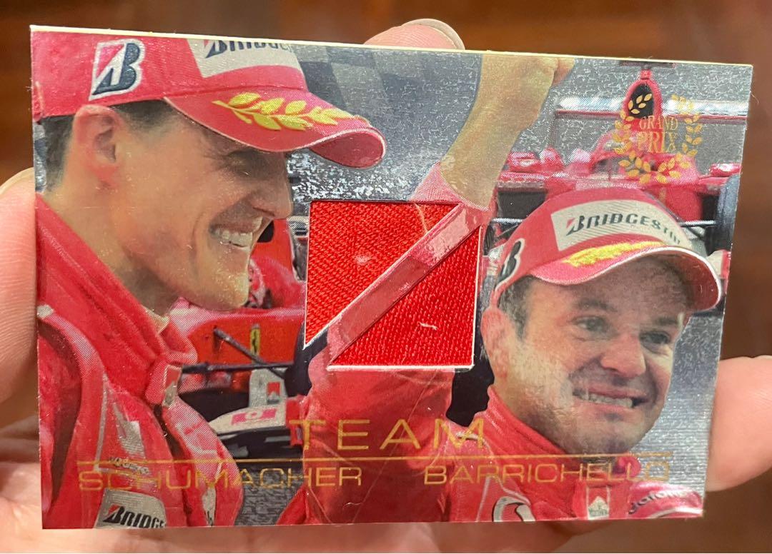 2005 Futera Grand Prix Michael Schumacher Race Suit, 興趣及遊戲, 收藏品及紀念品, 明星周邊 - Carousell