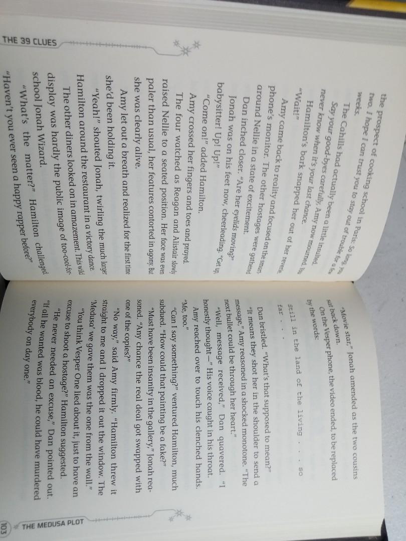 39 CLUES BOOK 1 , THE MEDUSA PLOT, Hobbies & Toys, Books & Magazines ...