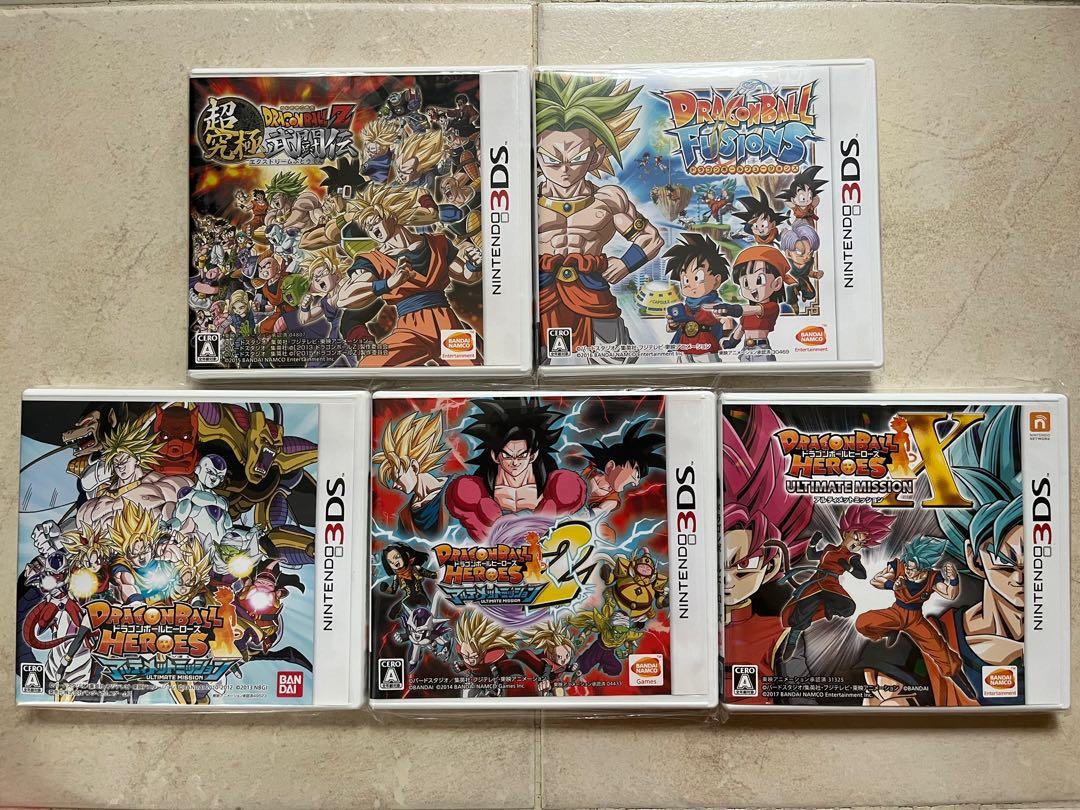 日版 3DS DRAGON BALL Z EXTREME DRAGON BALL FUSIONS DB HEROES ULTIMATE ...