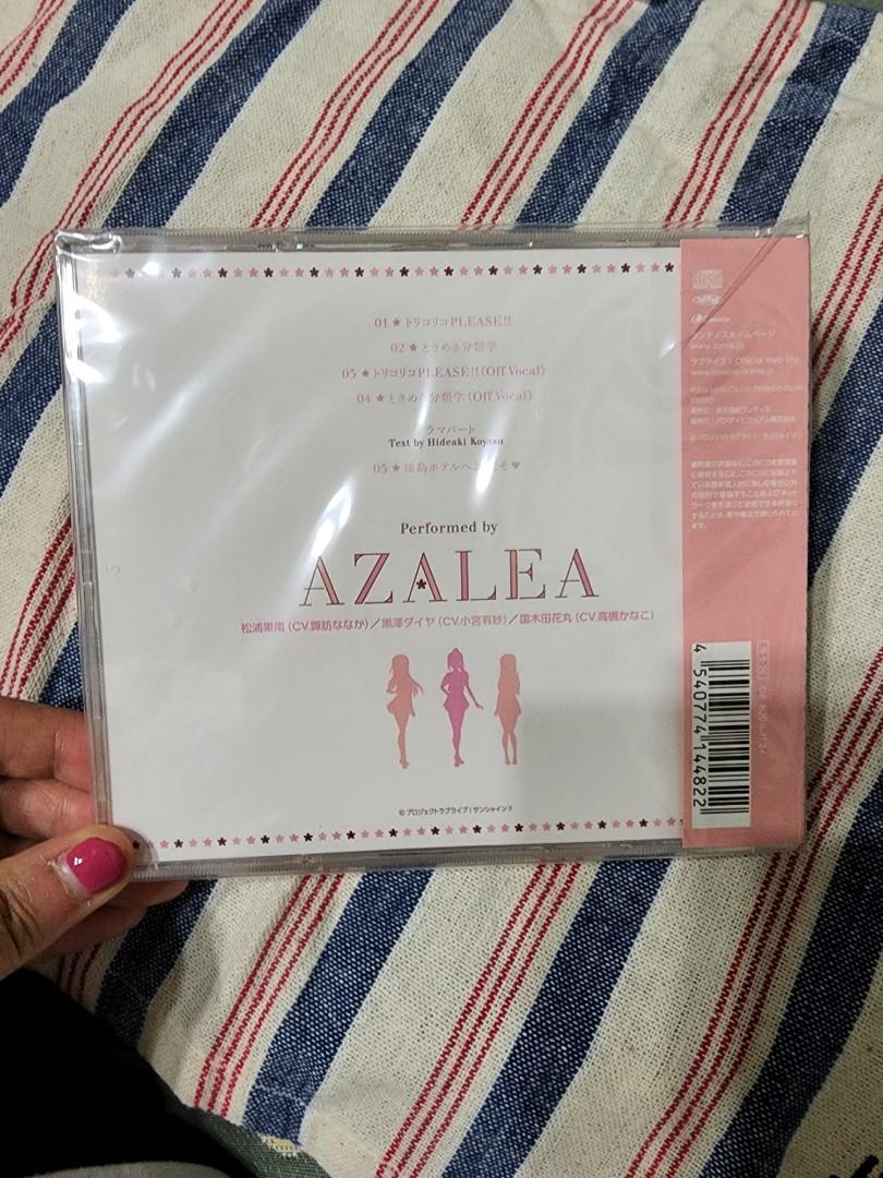 日版 Aqours 水團 PLEASE!!/AZALEA 通常盤CD, 書籍、休閒與玩具, 收藏、紀念品, J-Pop在旋轉拍賣