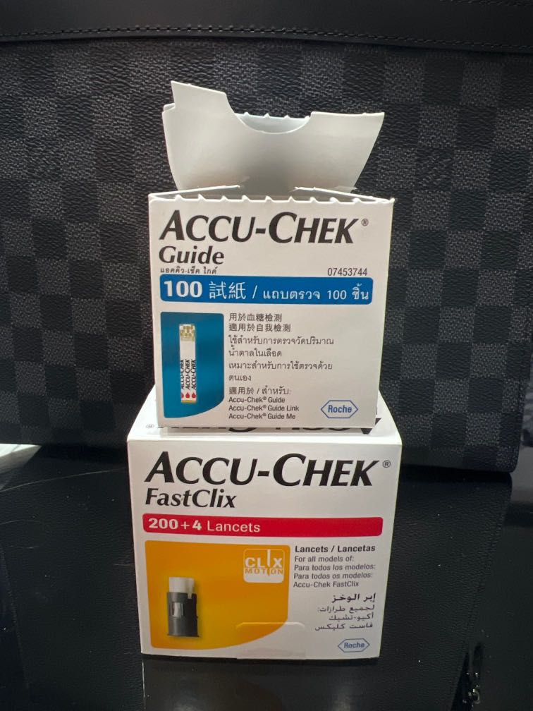 Accu-Chek Test Strips & Fast Clix, Health & Nutrition, Medical Supplies ...