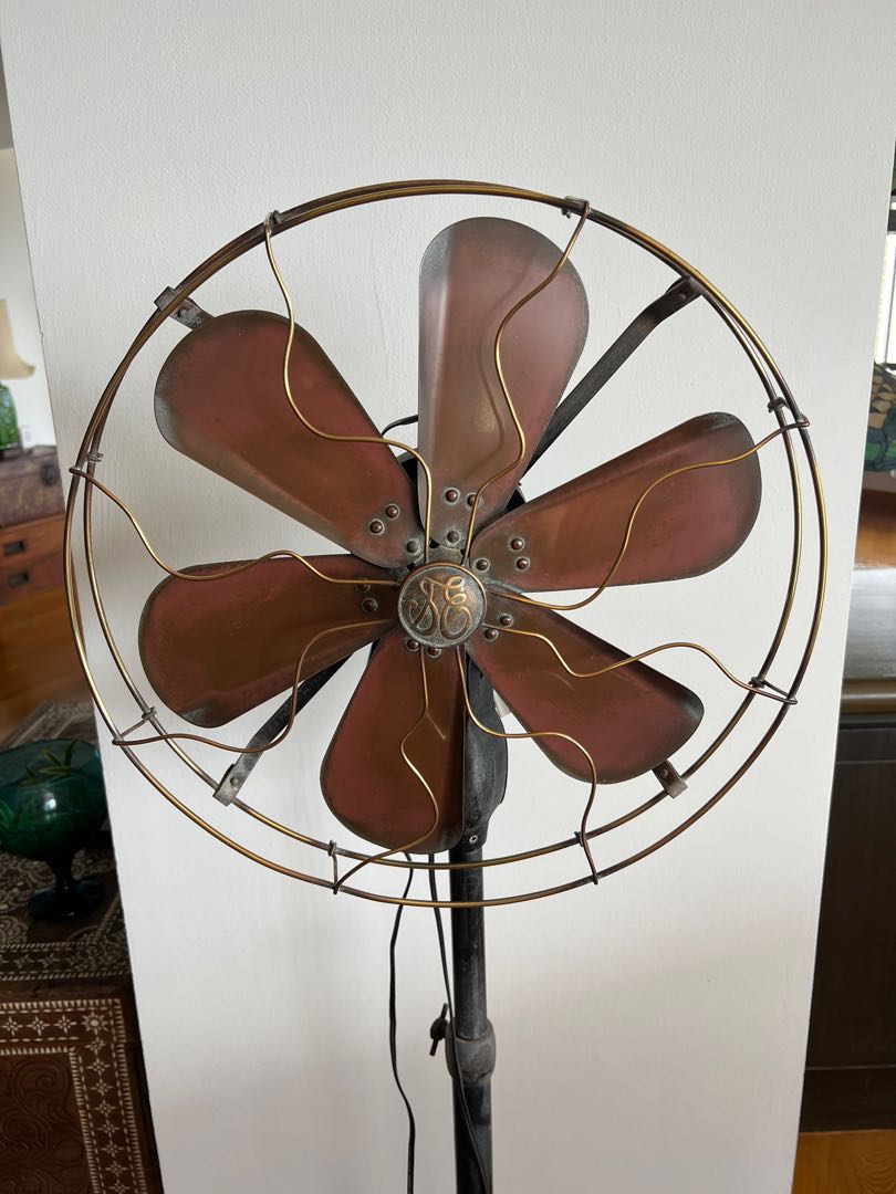 Antique GE Standing Fan, Furniture & Home Living, Lighting & Fans, Fans ...