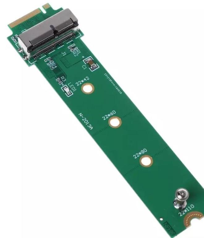 Apple M.2 e key ssd to m.2 m key for PC (check description), Computers ...