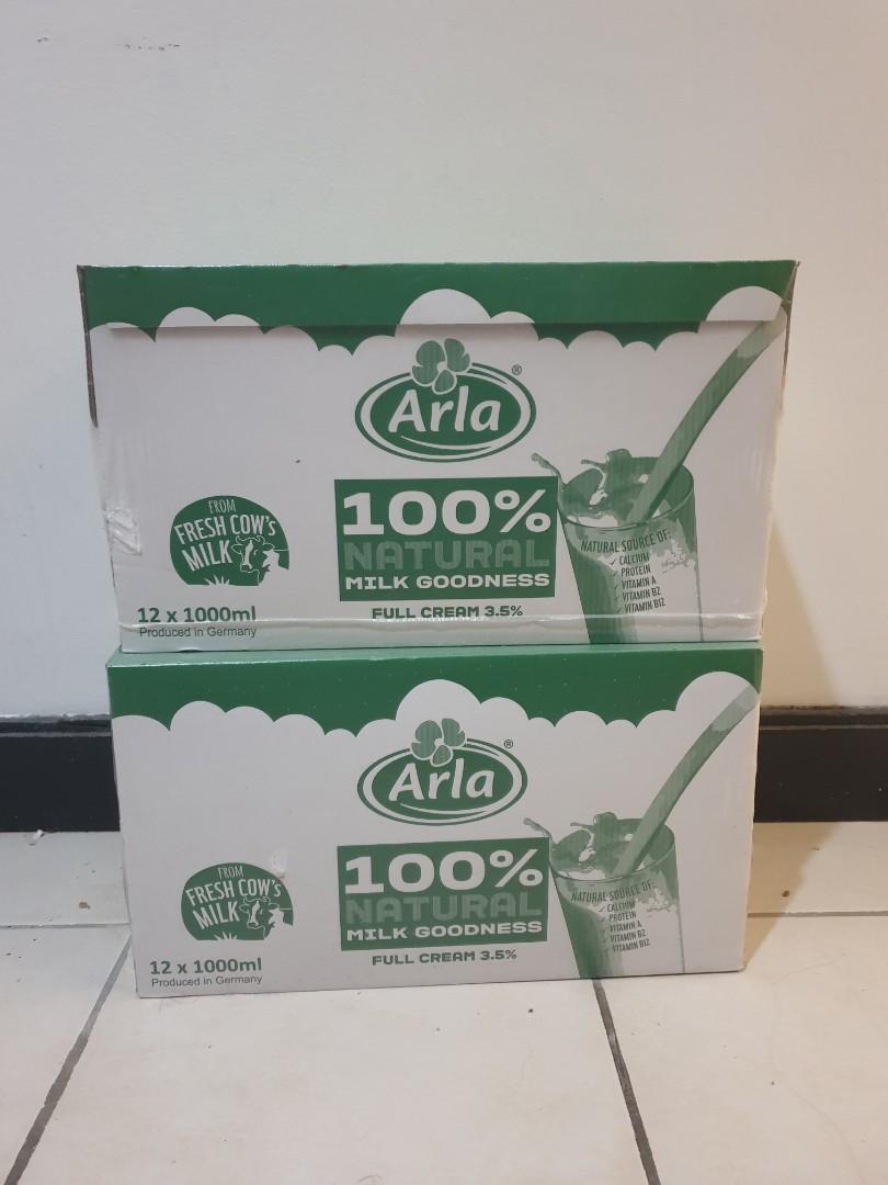 Arla Full Cream Milk, Food & Drinks, Beverages on Carousell