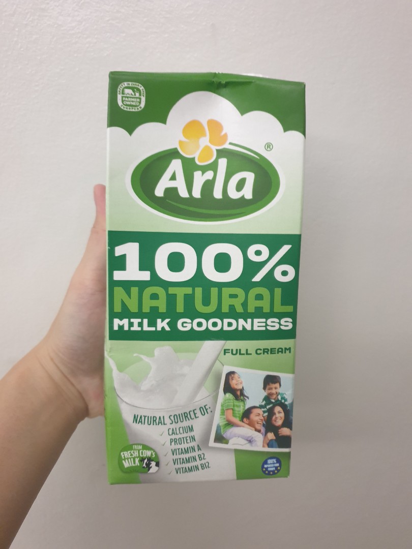 Arla Full Cream Milk, Food & Drinks, Beverages on Carousell