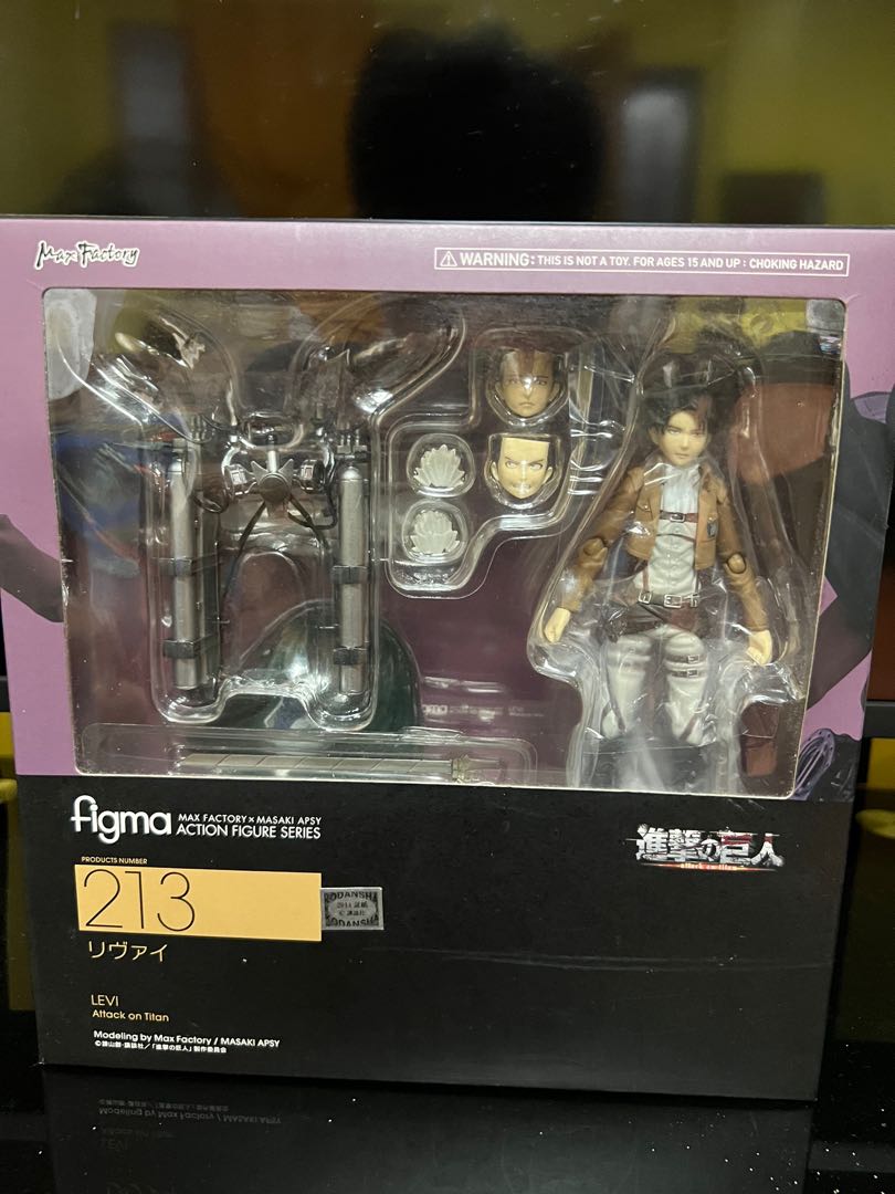 Attack on Titan Figma - Levi Ackerman, Hobbies & Toys, Toys & Games on ...