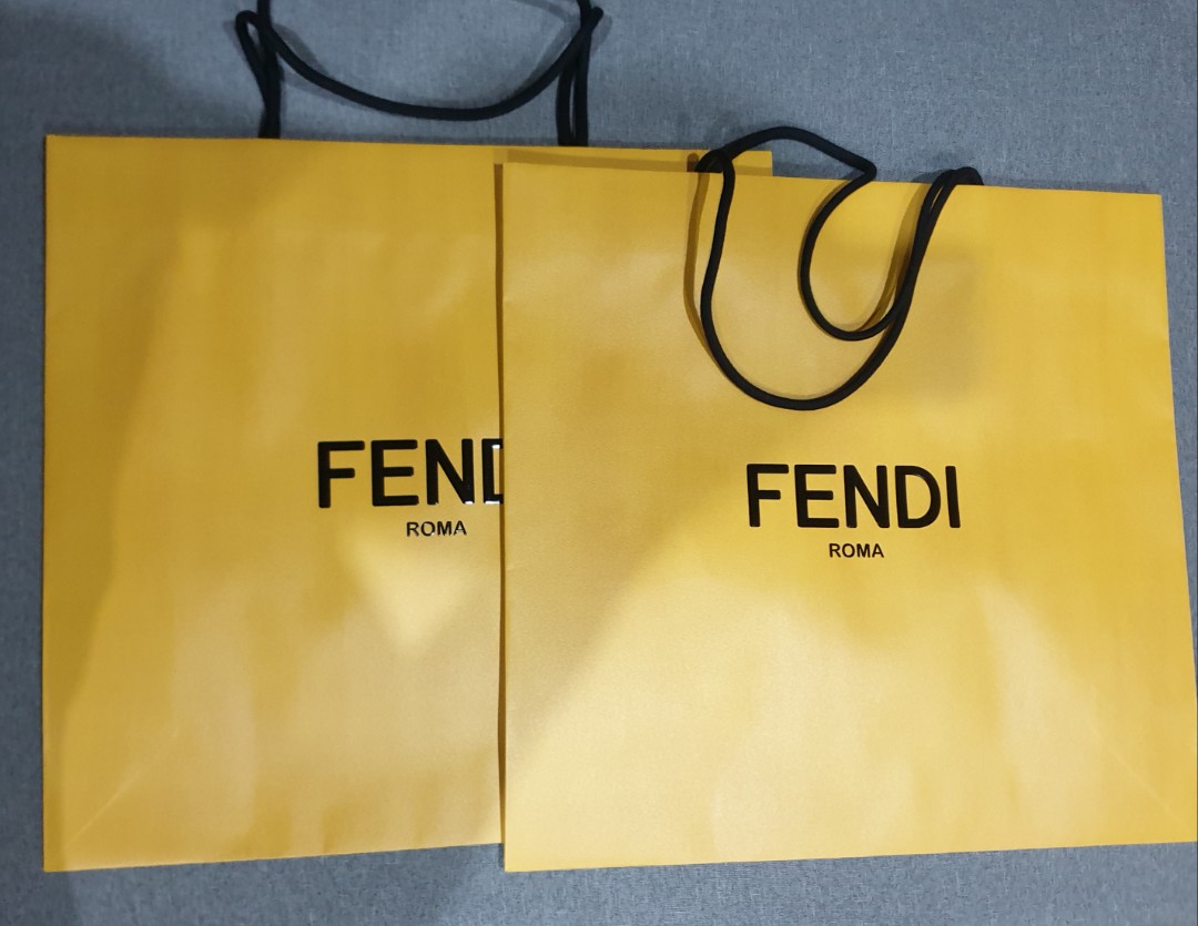 AUTHENTIC FENDI LARGE PAPERBAG (SOLD INDIVIDUALLY), Luxury, Bags ...