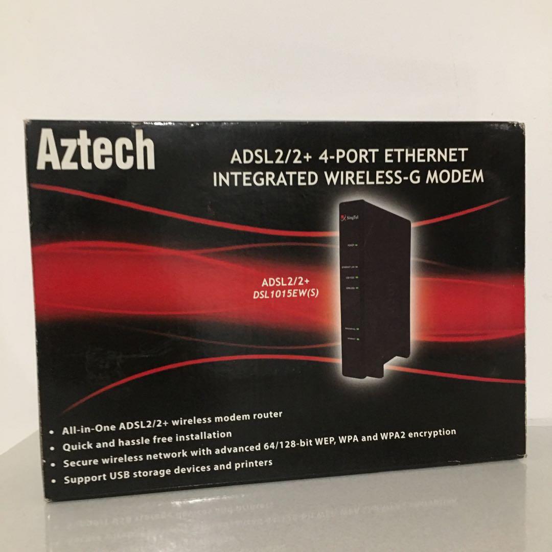 Aztech Wireless G modem, Computers & Tech, Parts & Accessories ...