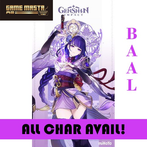 Baal Raiden Shogun Genshin Impact starter account [2*5/ Weapon ...