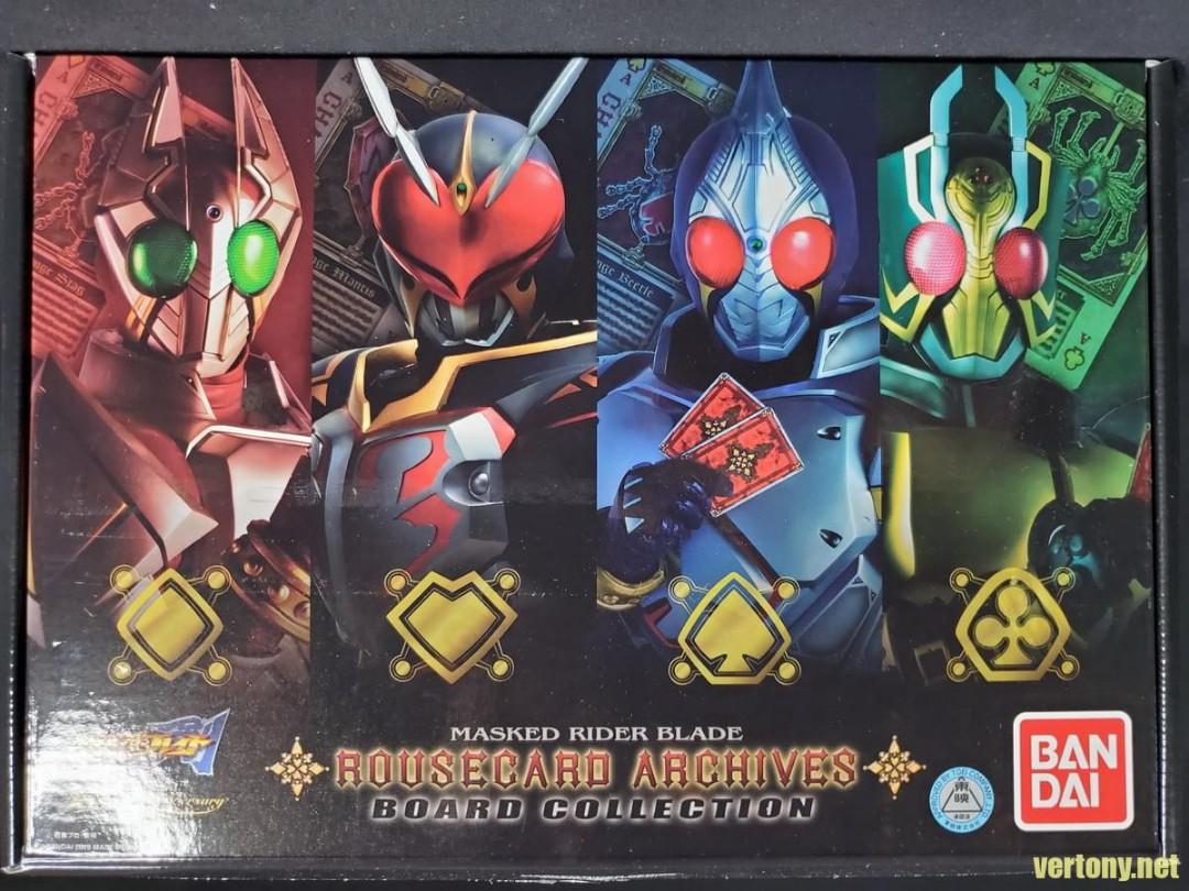 BANDAI MASKED RIDER BLADE 15TH ANNIVERSARY ROUSE CARD AND BINDER ...