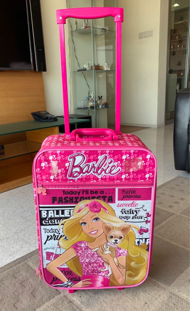 Barbie Kids Suitcase / Luggage, Hobbies & Toys, Travel, Luggage on ...