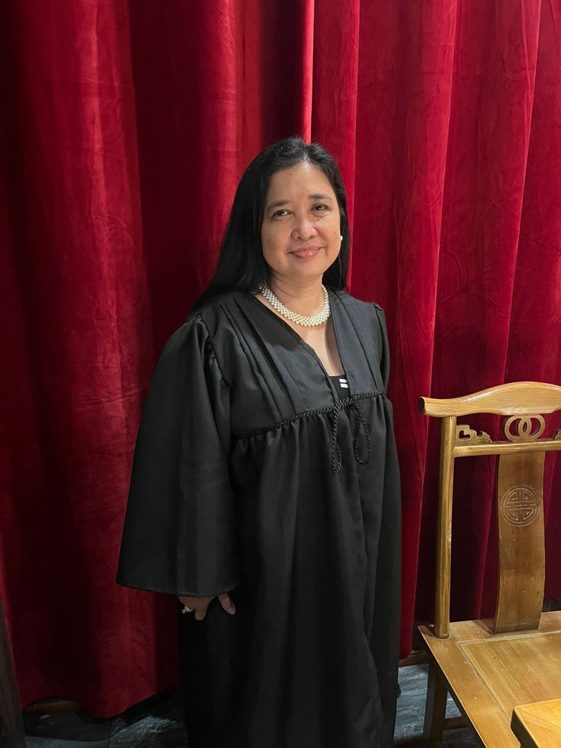 Black Toga Lawyer Oath Taking, Women's Fashion, Coats, Jackets and ...