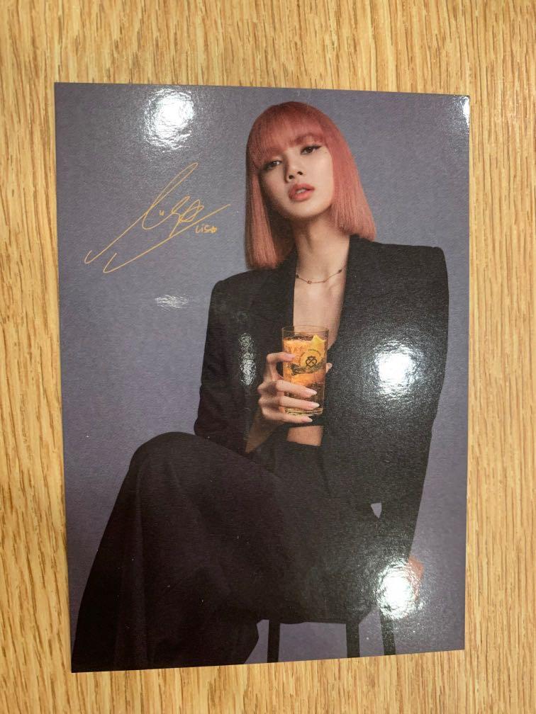 BlackPink Lisa Mini Photocard (Chivas Edition), Hobbies & Toys ...