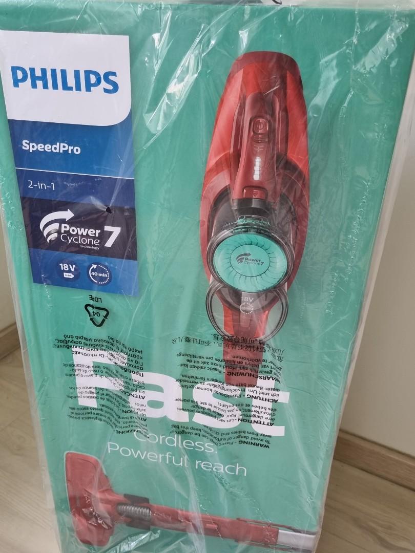 BNIB Philips speedpro 2 in 1 cordless stick vacuum, TV & Home ...