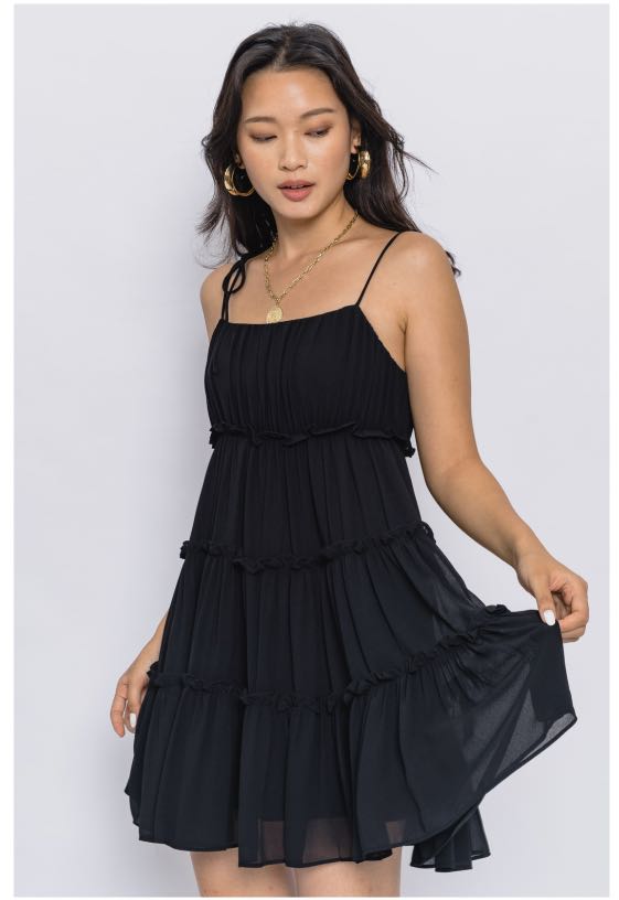 Bnwt YHF oasis dress in black, Women's Fashion, Dresses & Sets, Dresses ...