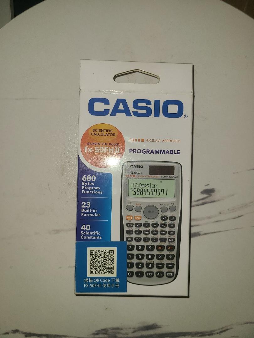 CASIO fx-50FH II 計數機 DSE 專用, 其他, 其他 - Carousell