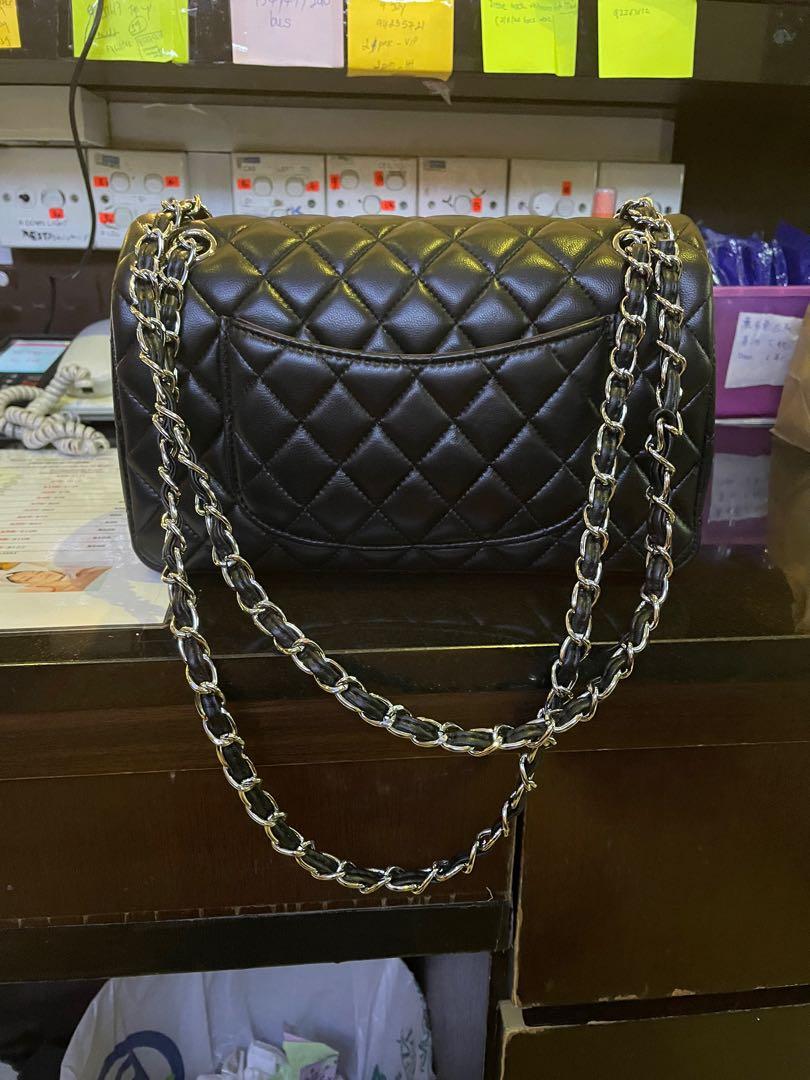 Chanel classic silver, Women's Fashion, Bags & Wallets, Cross-body Bags ...