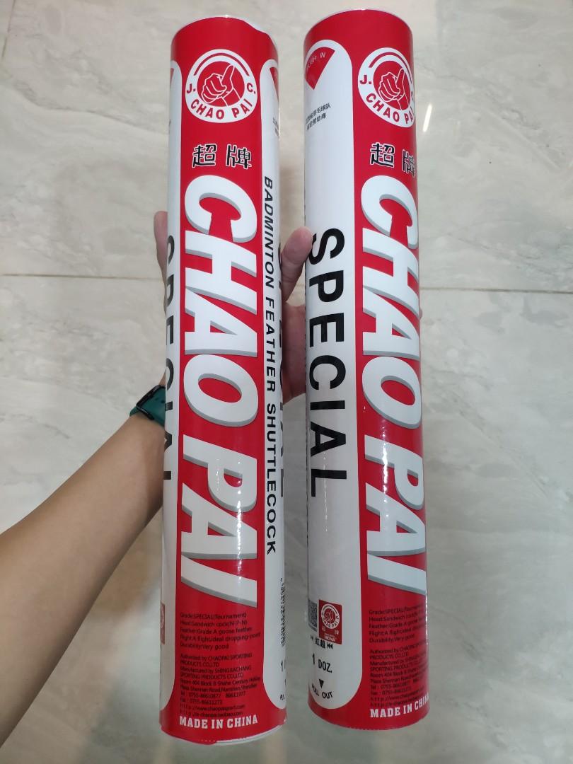 Chao Pai Red Special Shuttlecock Speed 77, Sports Equipment, Sports & Games, Racket & Ball ...