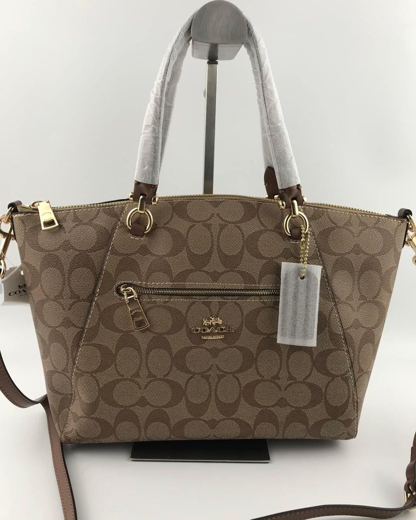 Coach Prairie Satchel in Signature Canvas, Women's Fashion, Bags ...