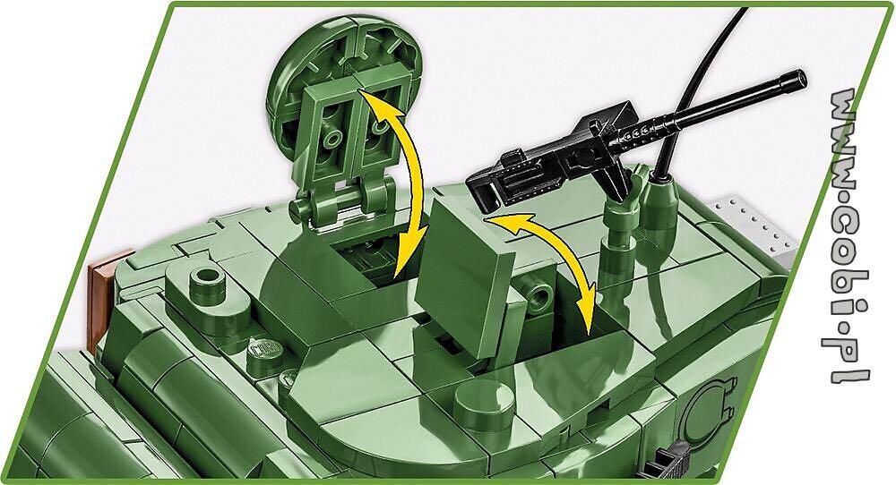 COBI WW2 US ARMY PERSHING M26 TANK BRICKS 2564 (LEGO COMPATIBLE ...