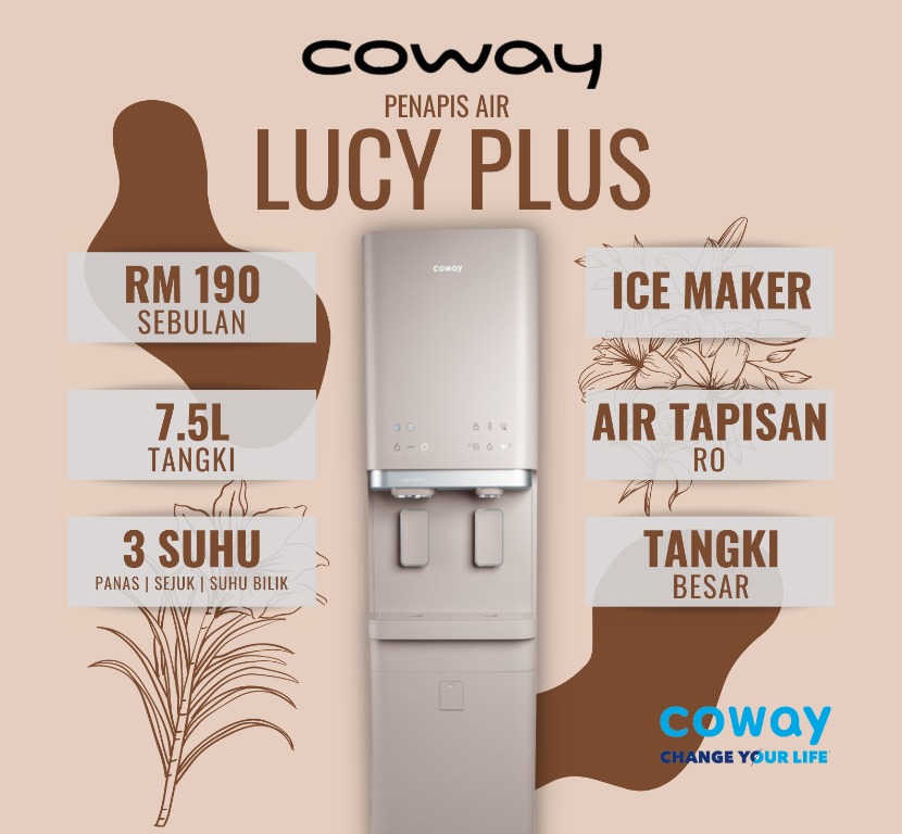 COWAY LUCY PLUS + FREE 1 MONTH, TV & Home Appliances, Kitchen ...